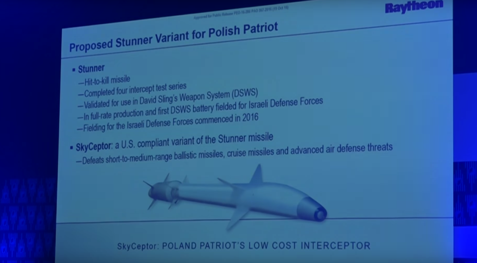 Raytheon: SkyCeptor odpowiedzią na problem koszt-efekt w Wiśle ...