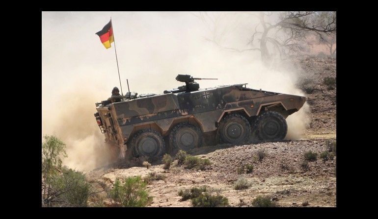 German Boxer APCs Acquired By Lithuania. Armed with Spike Anti-Tank ...