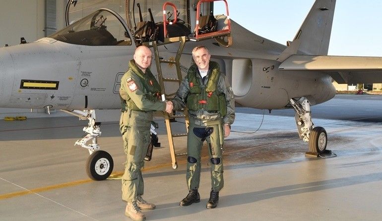 Polish Pilot Makes His First Flight In The Master Advanced Jet Trainer