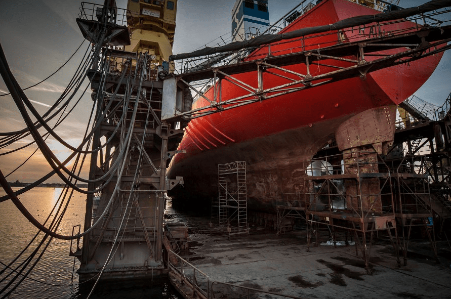 Building of a Ferry for the Polish Baltic Shipping Co. Officially ...