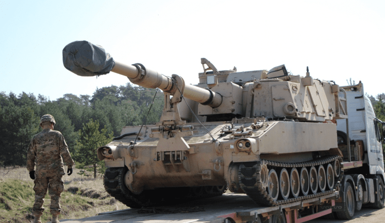 Baltic Response Force – Together. US Army Deploys Self-Propelled ...
