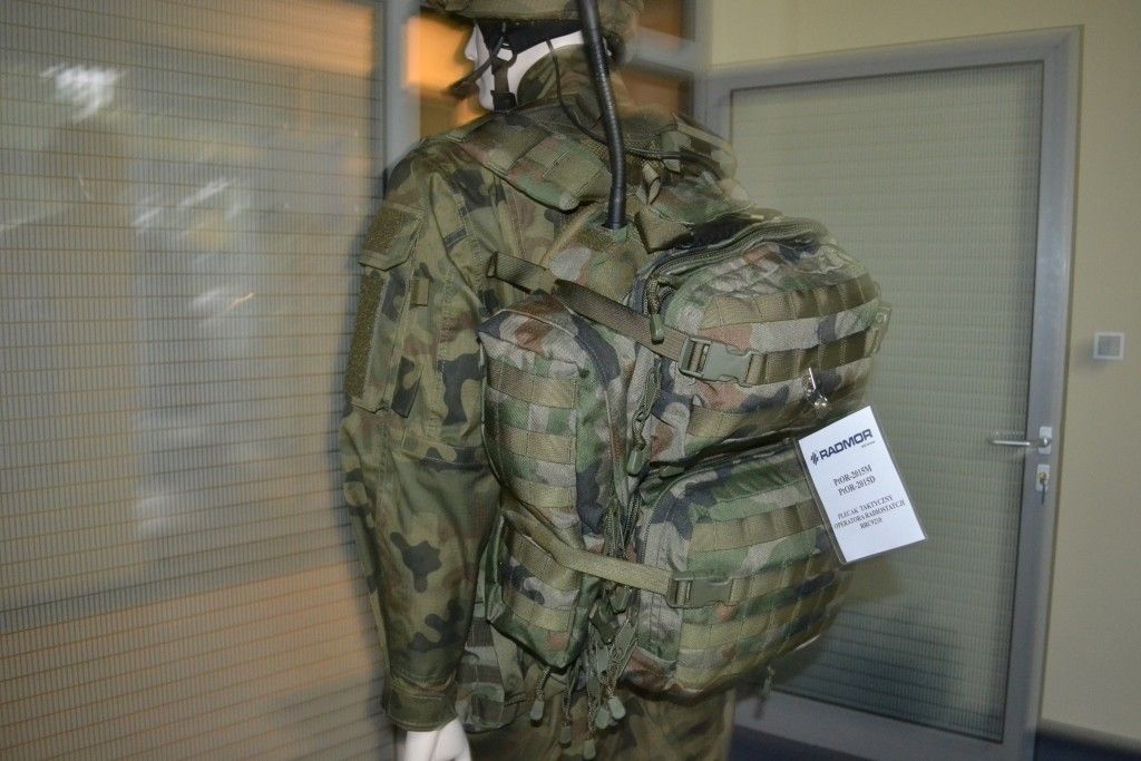 Backpacks and Radios - Radmor Booth At MSPO 2015