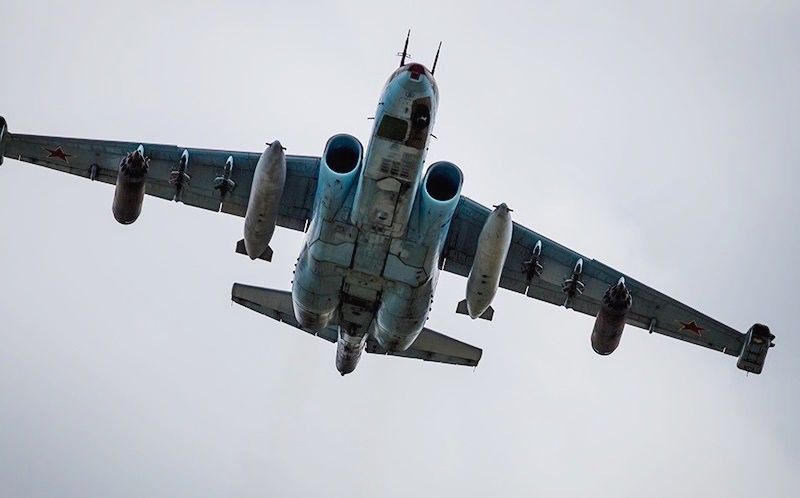 Syria: odwet sił rosyjskich po zestrzeleniu Su-25 przez rebeliantów
