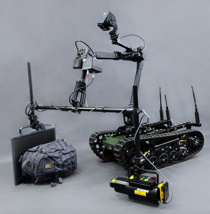 PIAP PATROL® C-IED and CBRN recon robot with Logos Imaging MONOS ...