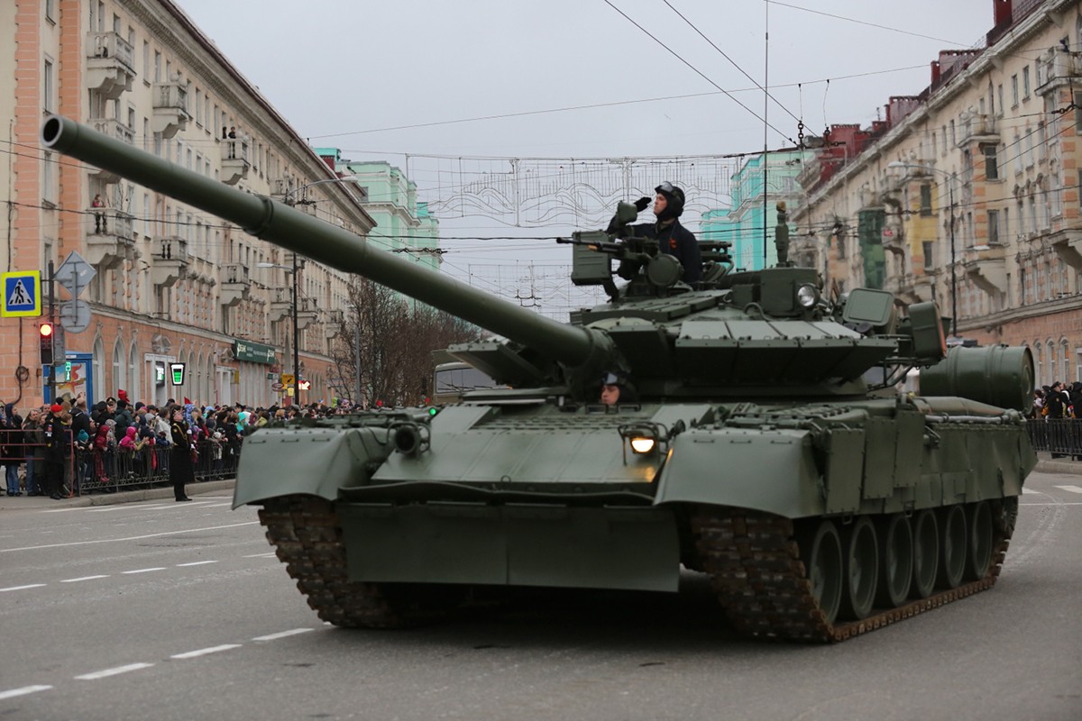 T-80BWM na wschodzie Rosji