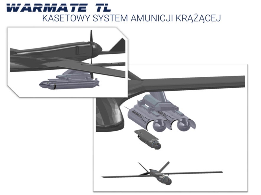 Aircraft-borne Variant of Warmate TL Loitering Munitions