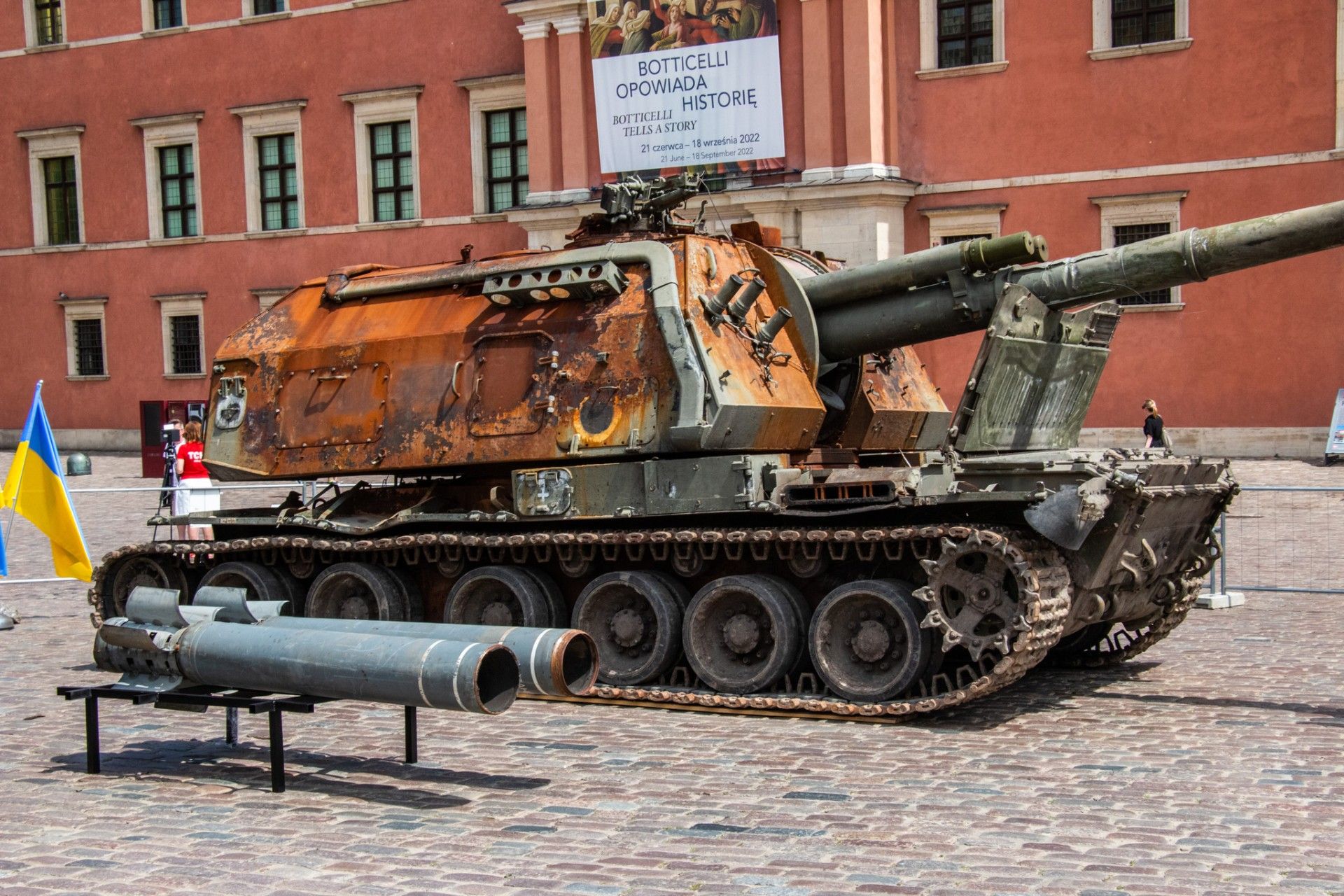 T-72 and Msta. Destroyed Russian Equipment Exhibited in Warsaw ...
