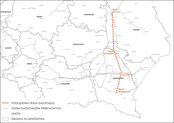 Gaz-System podpisał umowy na projekt nowego gazociągu