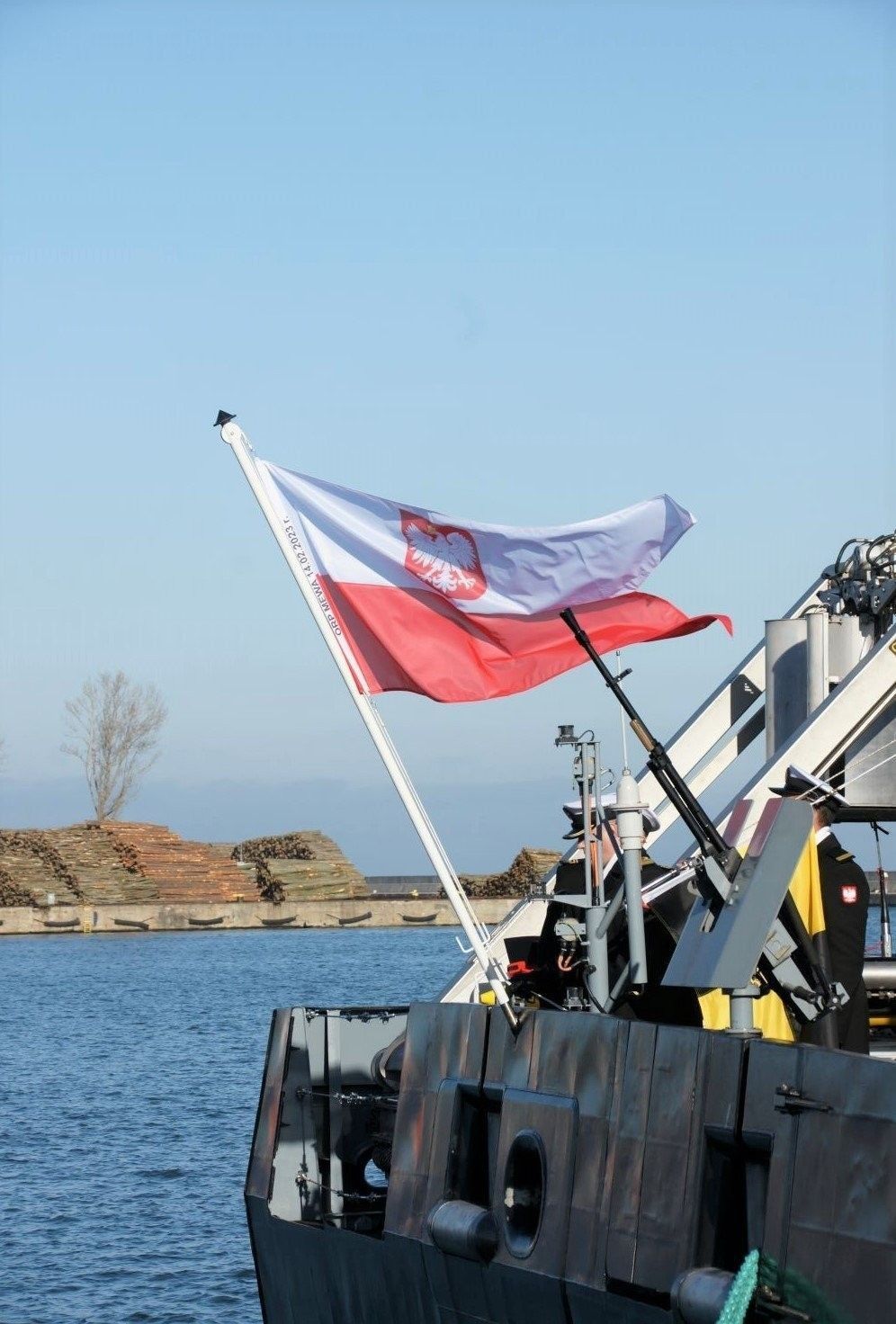 Niszczyciel min Mewa jest już Okrętem Rzeczypospolitej Polskiej [FOTO]