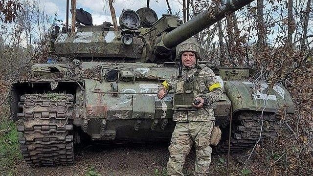 Ukraina: zdobyczny T-62 przebudowany