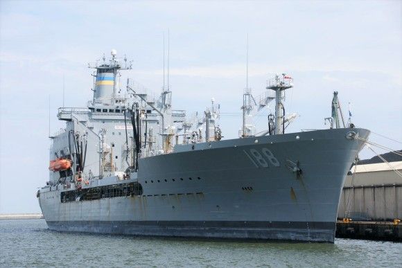 Amerykański zbiornikowiec USNS Joshua Humphreys w Gdyni [FOTO]