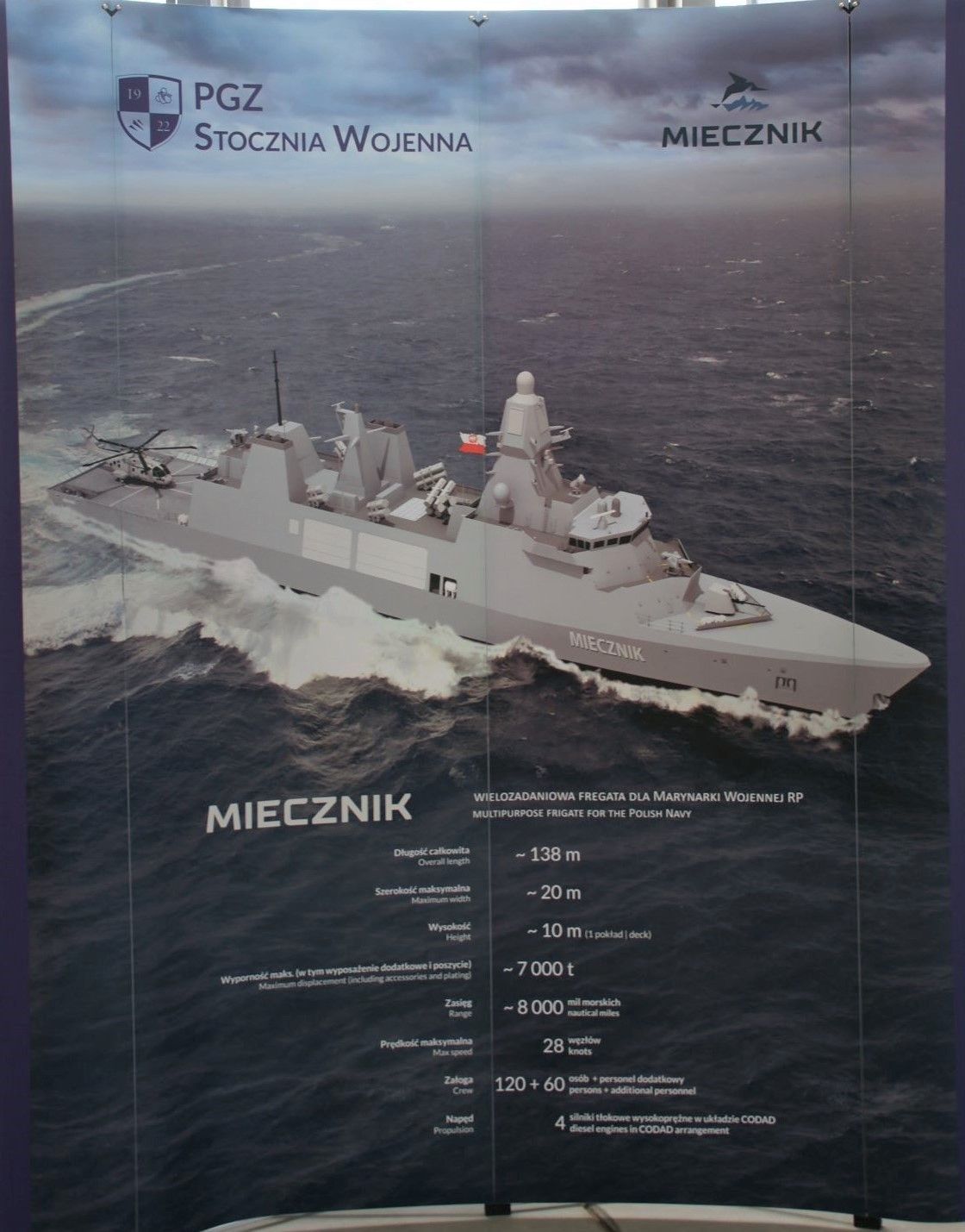 First Pieces of Sheet Metal Cut for the ORP Wicher Frigate [REPORT]