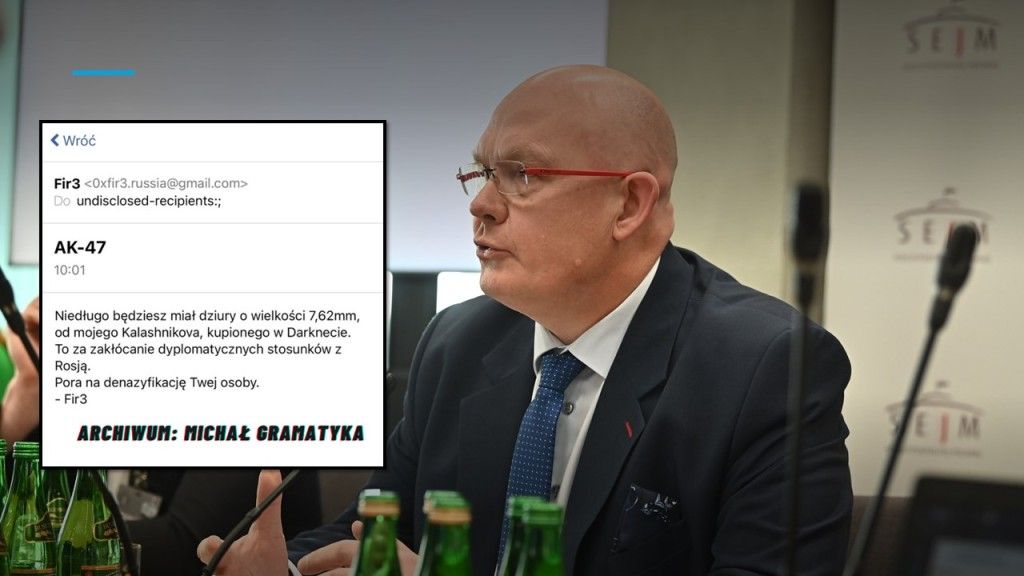 Gramatyka dostał maile z pogróżkami. Ktoś podszywa się... pod hakera?