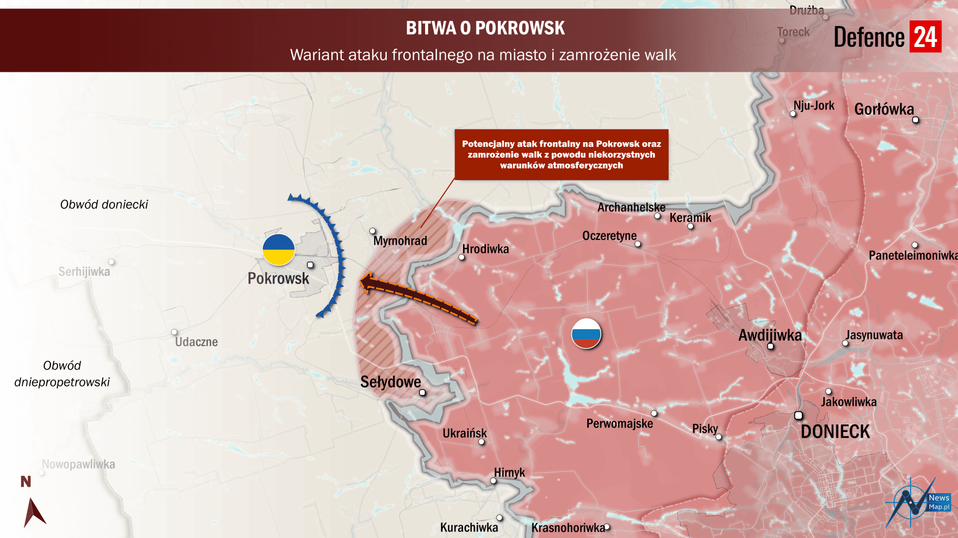 Wielka bitwa o Pokrowsk. Co czeka obie strony? [PROGNOZA]