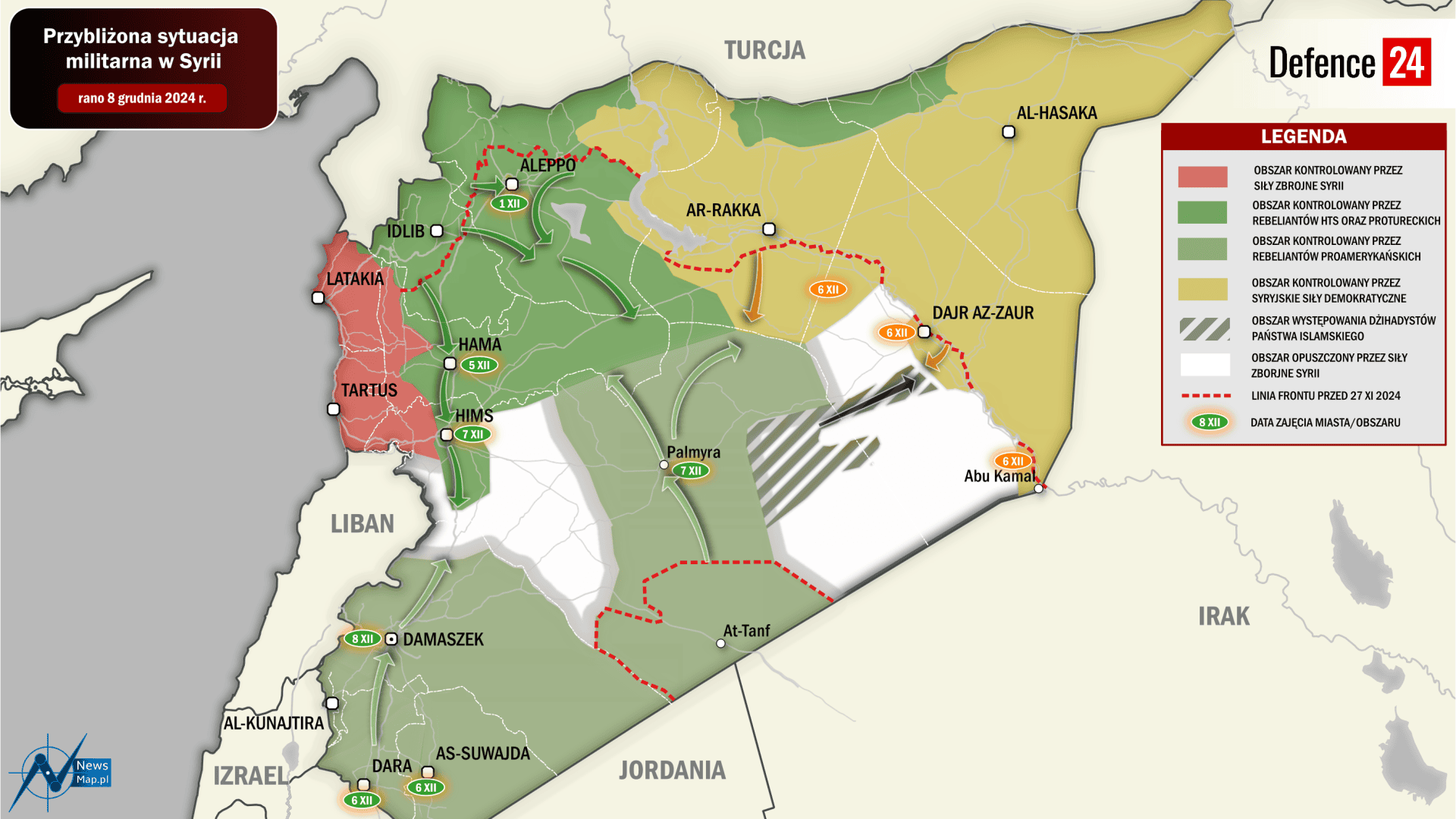 Jaka będzie Syria w 2025 roku? "Demokracja lub nowa wojna"