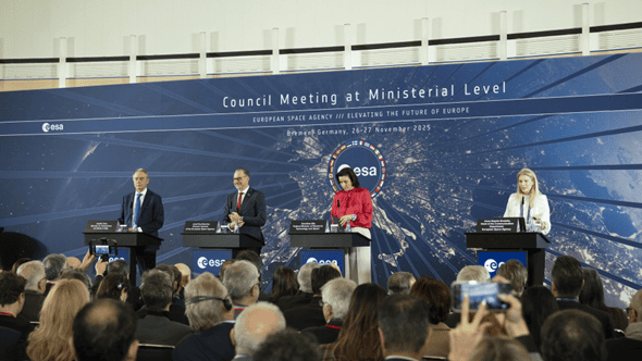 ESA launches into European defence